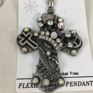 FLEX LOOP | Accessories | Flex Loop 35l Rhinestone Cross Wings Guitar ...